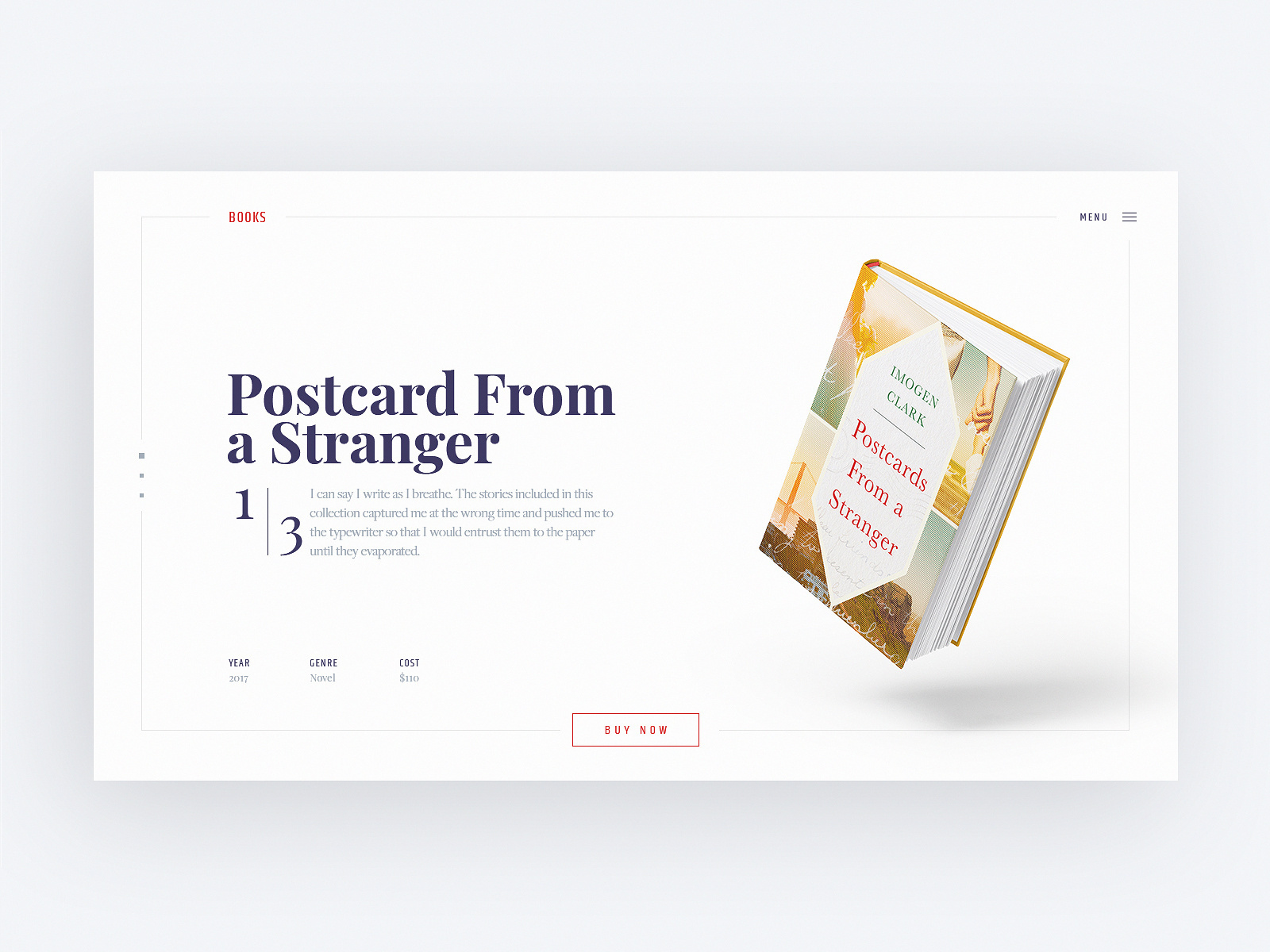 Book Web Page Design by Vlad Kuzmenko on Dribbble