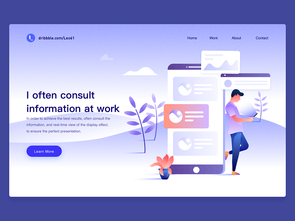 I Often Consult Information At Work by Leo for DCU on Dribbble