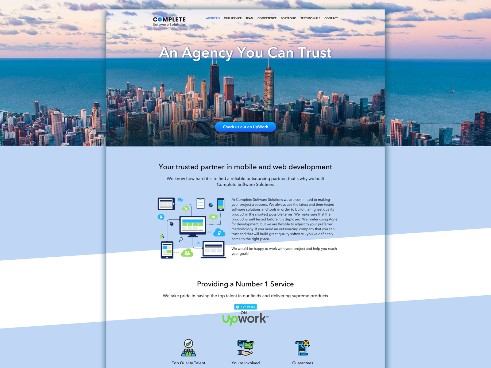 UI/UX Design for Software Development Agency by Ivan Friz on Dribbble