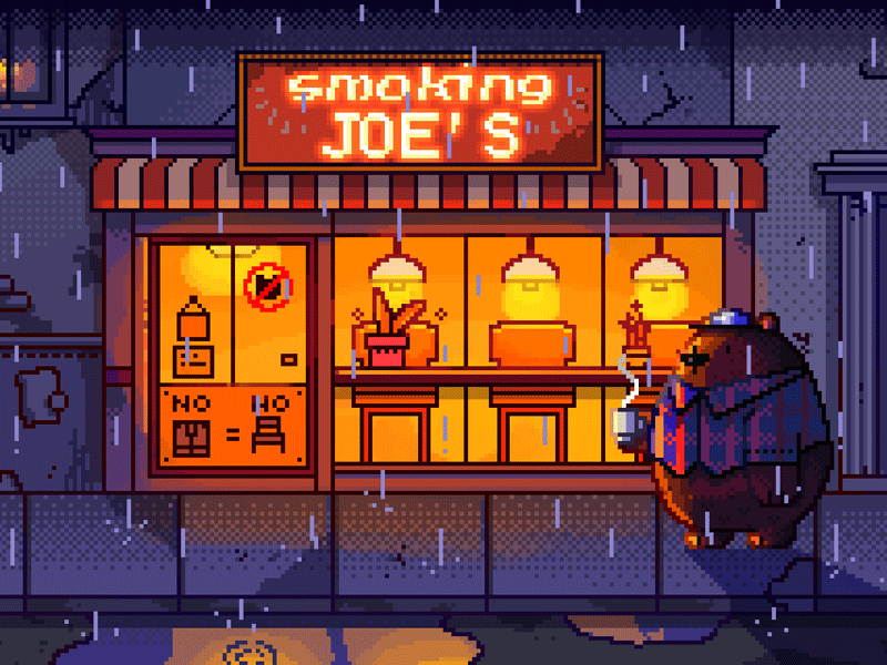 Smoking Joe's by Ioana Şopov on Dribbble