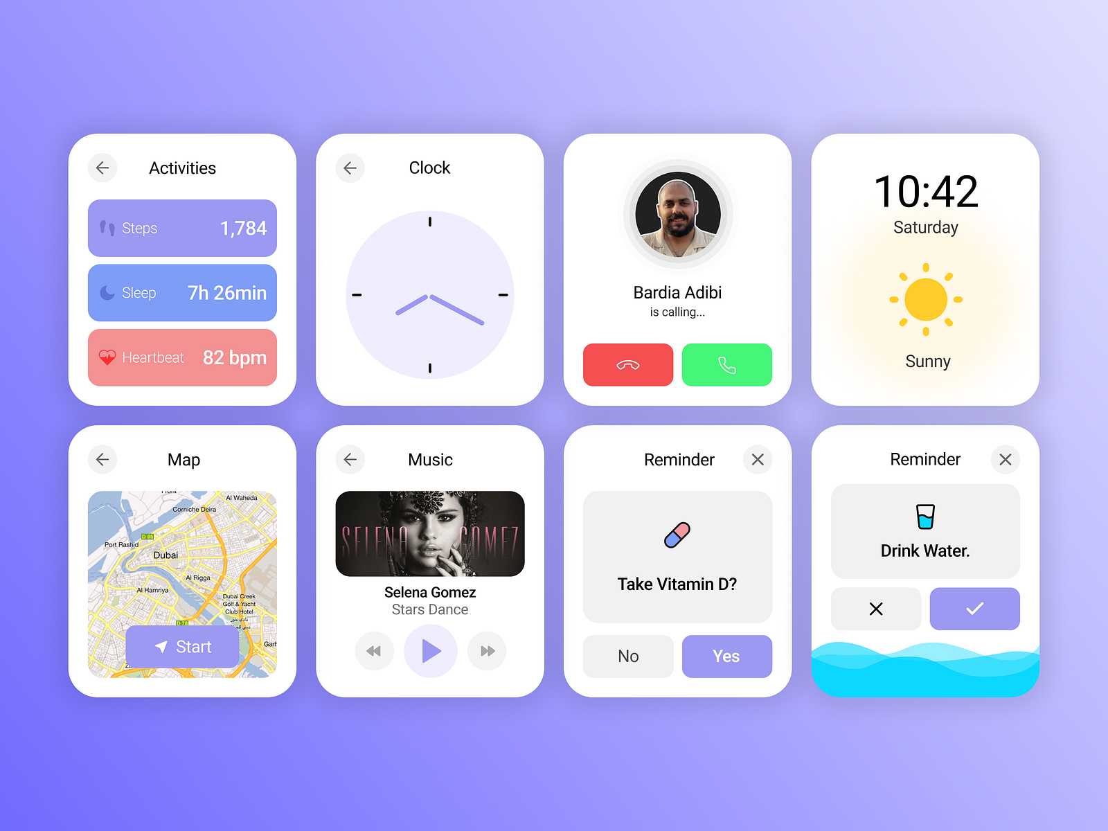 Apple Watch: Ui Kit by Bardia Adibi on Dribbble