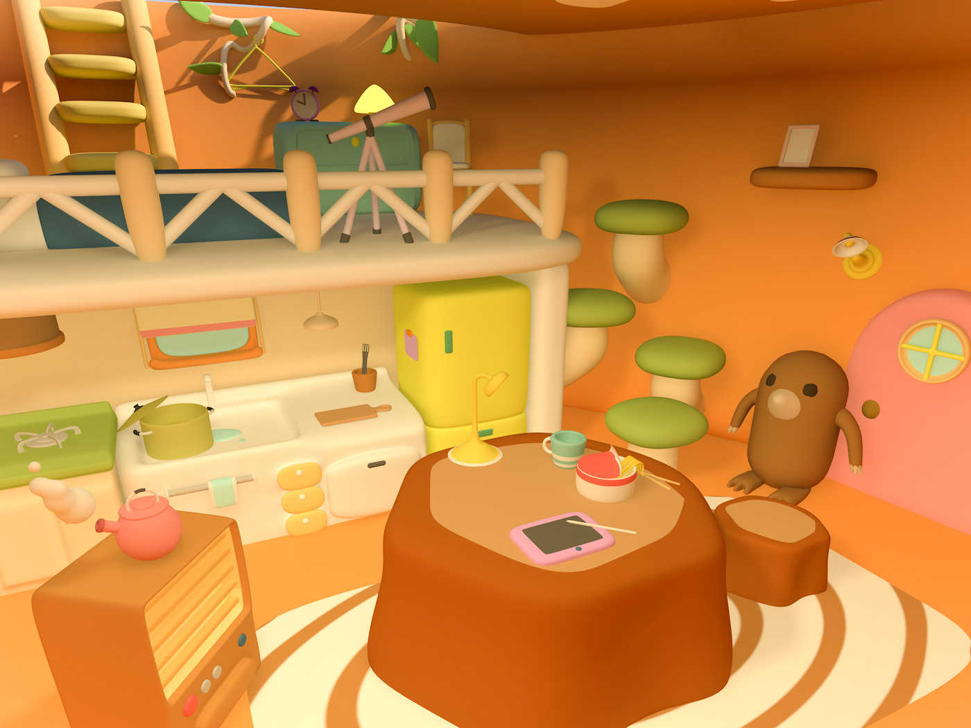 Mole House by Hibimaru on Dribbble