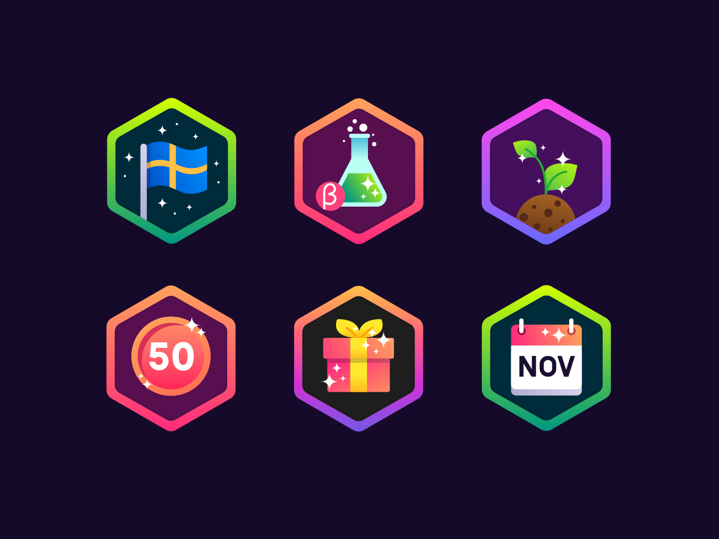 Fully Arcade Badges by Amanda Fässberg on Dribbble