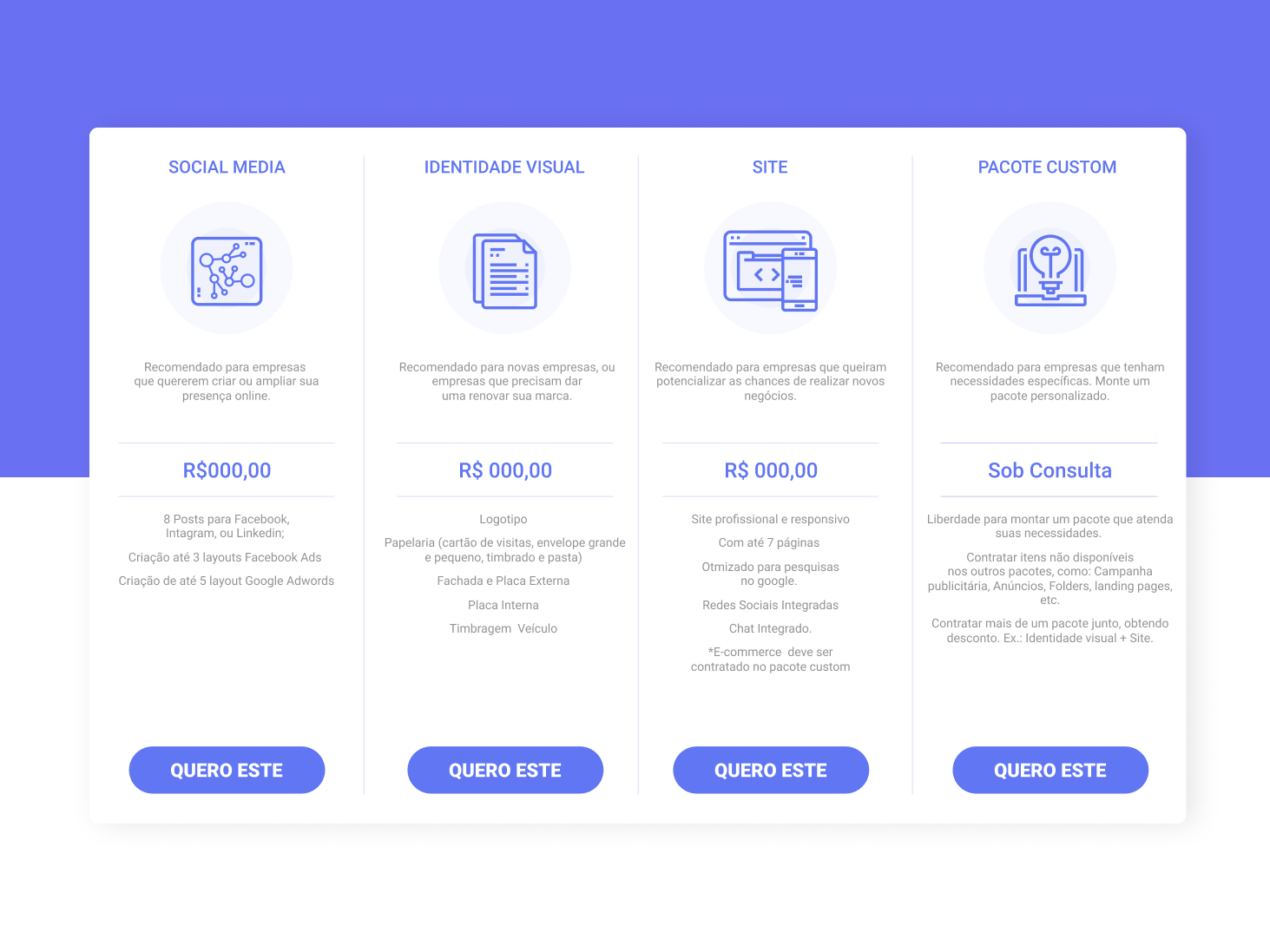 Pricing Screen by Julio Cesar on Dribbble