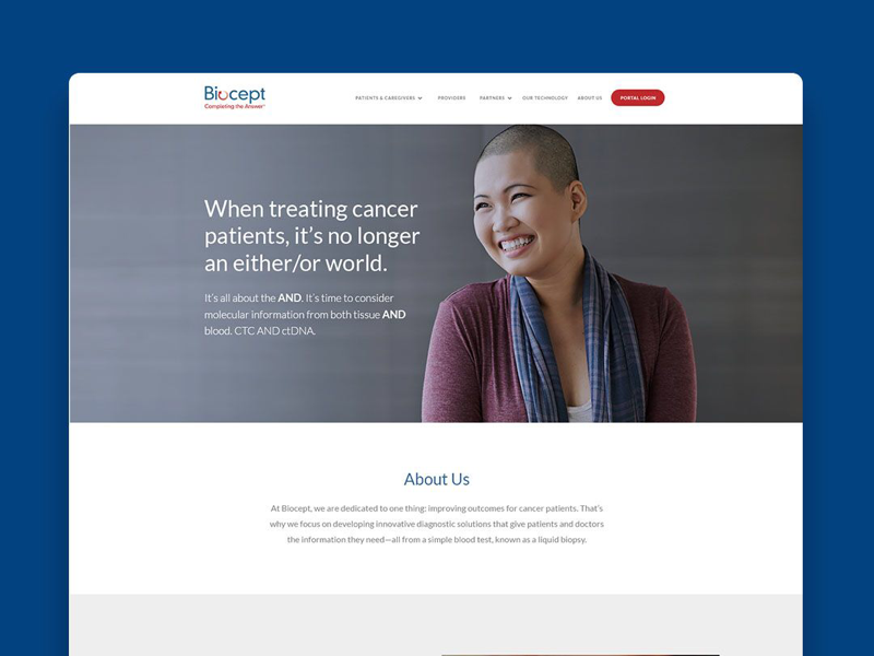 Biocept Website Concept by Ema Davis on Dribbble