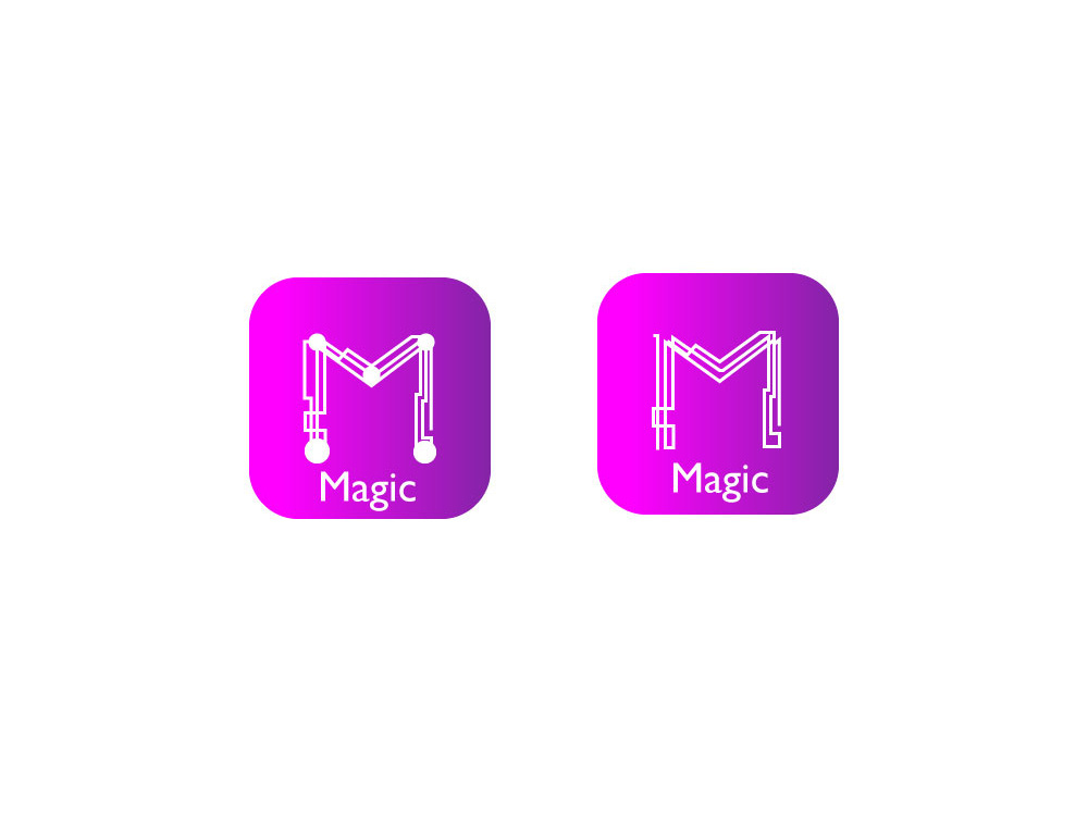 Magic App Icon by Hajbok Daniel on Dribbble