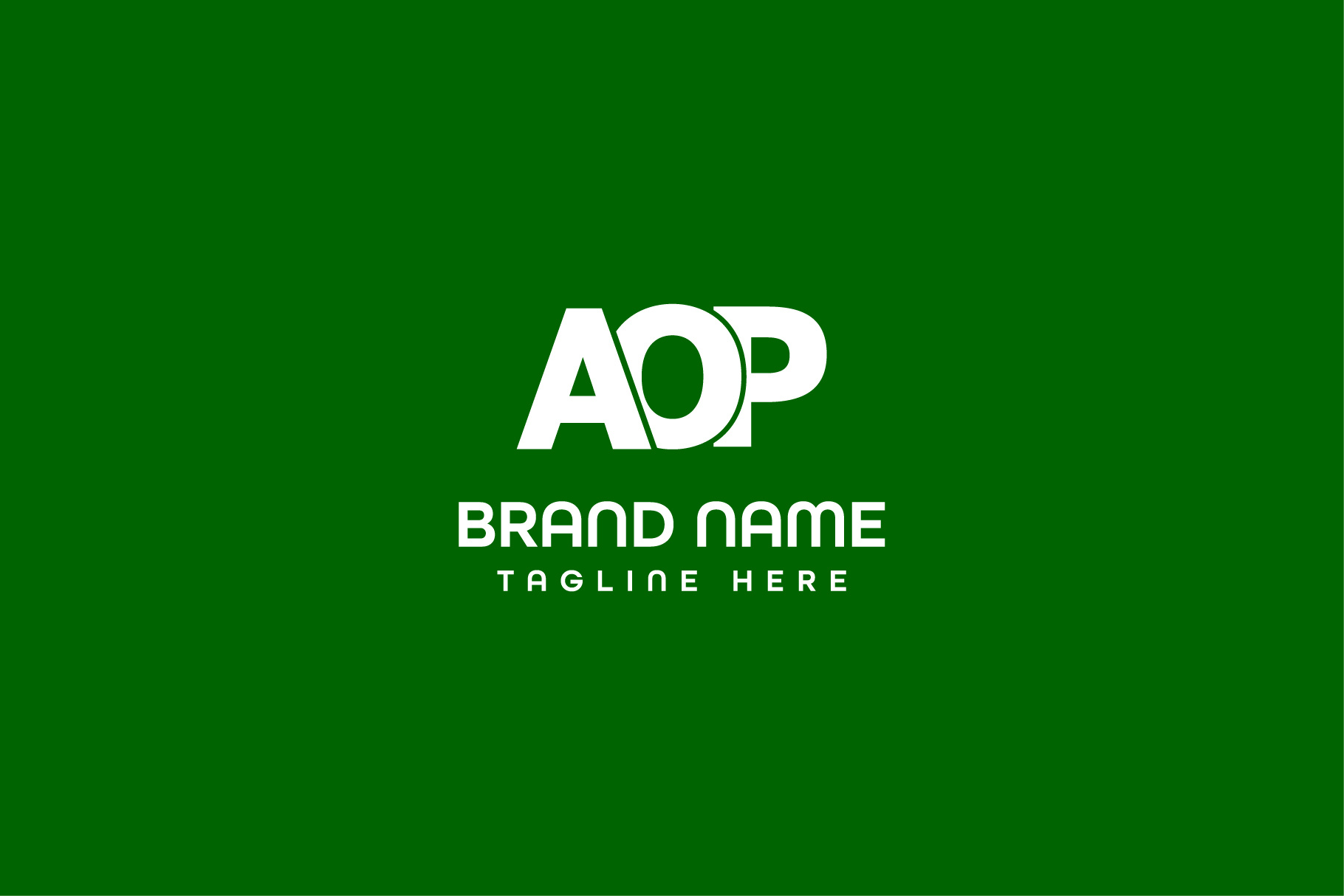 Letter AOP Logo Design Vector by Abir Hossain Waffi on Dribbble