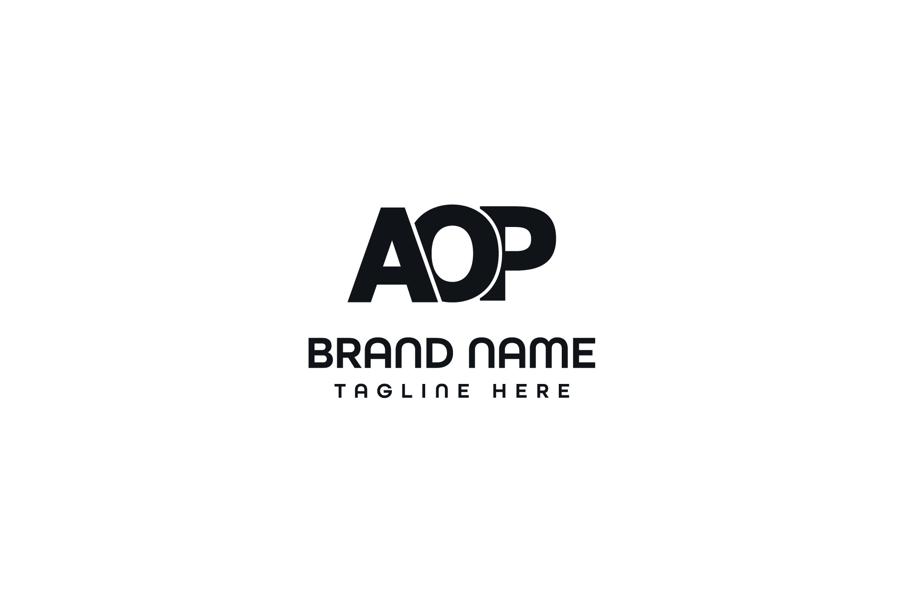 Letter AOP Logo Design Vector by Abir Hossain Waffi on Dribbble