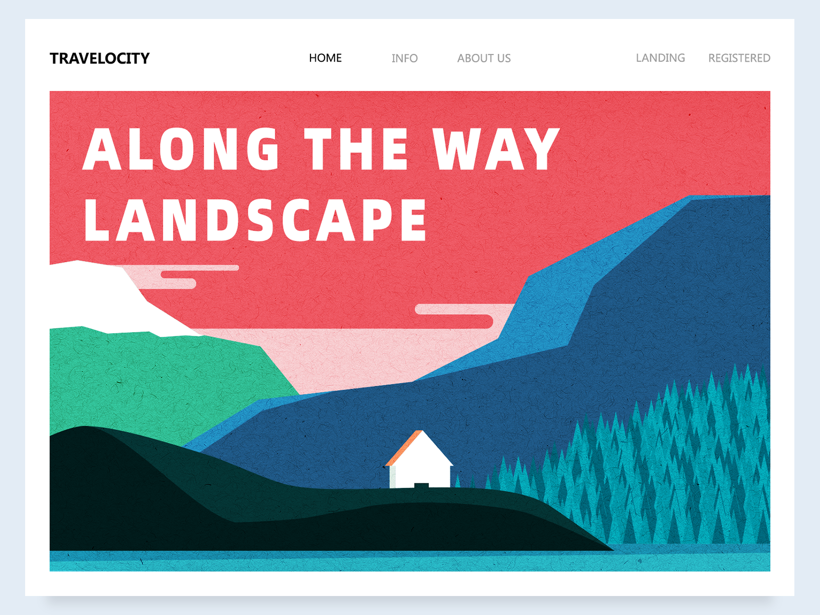 Landscape banner by Summer for Top Pick Studio on Dribbble