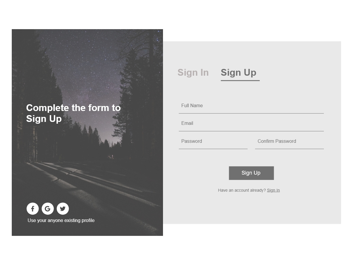 Sign Up by Sandesh Shrestha on Dribbble