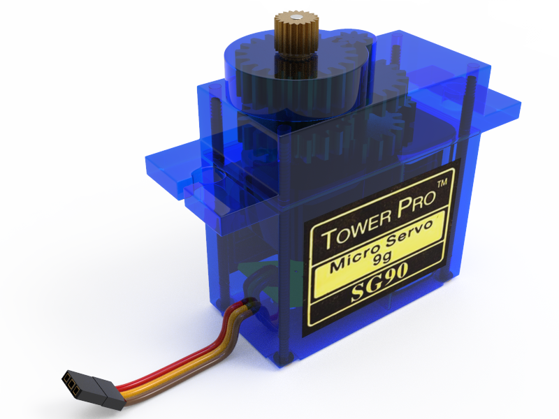 Transparent Servo Motor by 3DZ WORLD on Dribbble