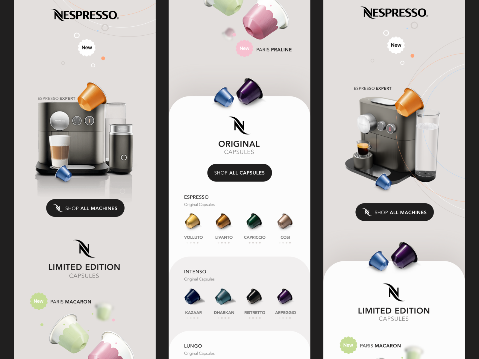 Nespresso - V1 Concepts by Igor Leygerman on Dribbble