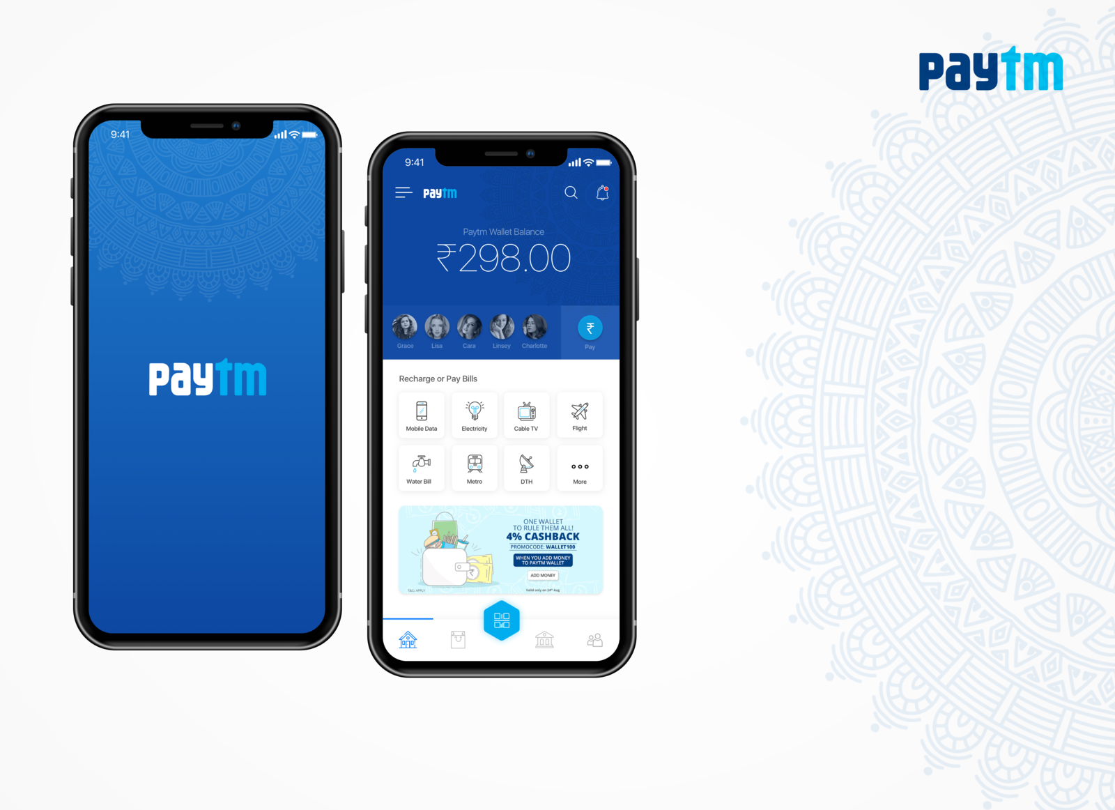 Paytm Concept Design by Kuljeet Chaudhary on Dribbble