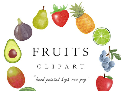 Fruit Clipart designs, themes, templates and downloadable graphic ...