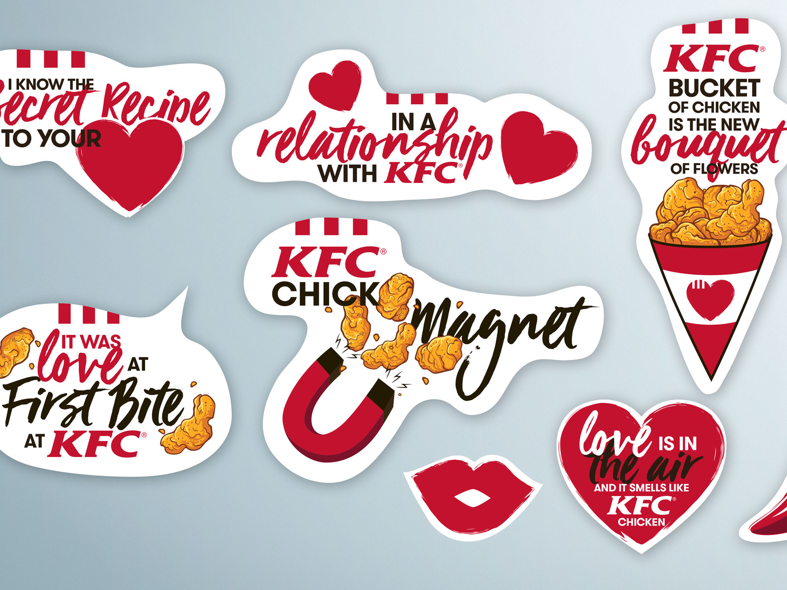 KFC Photo Props by Liana Ile on Dribbble