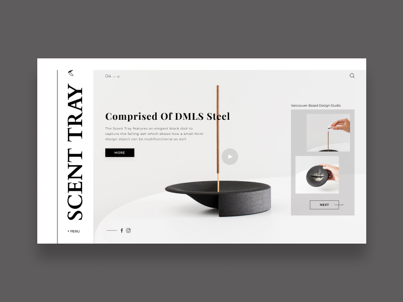 Scent Tray by Lena on Dribbble