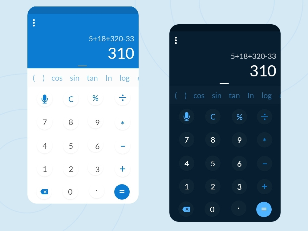 Calculator App by Praveen BG on Dribbble