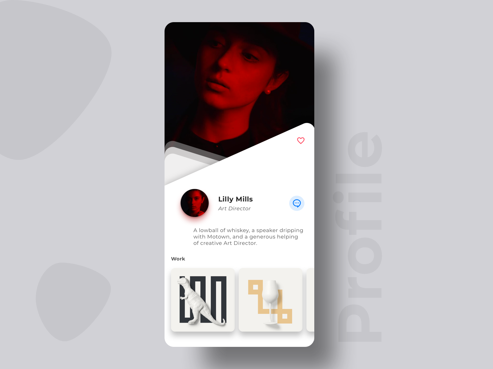 Profile Screen by Arjun Visaveliya on Dribbble