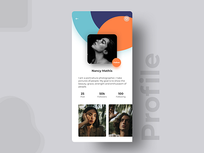 Profile Screen by Jatin Lathiya on Dribbble