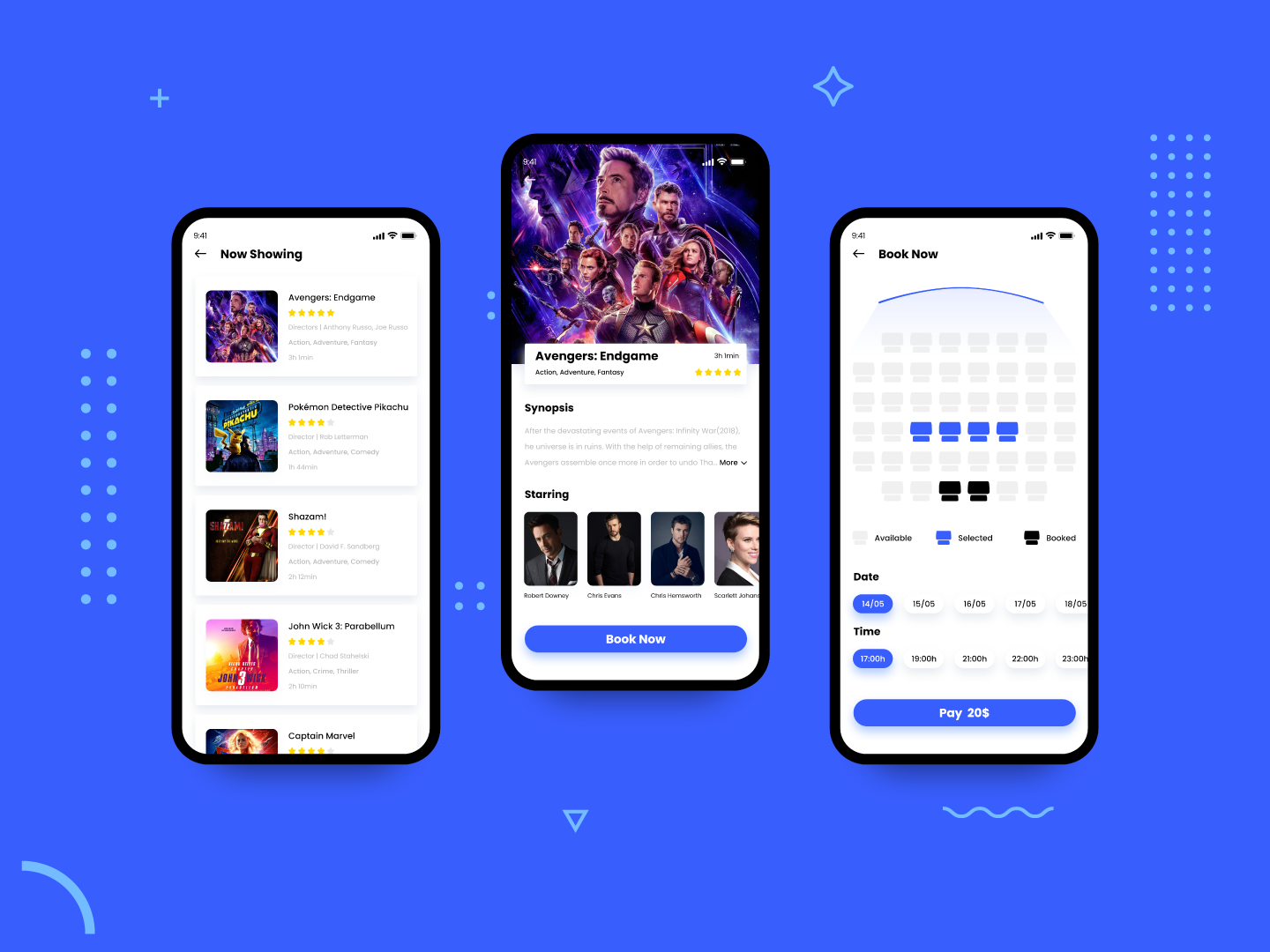 Movie Booking App by João Ribeiro on Dribbble
