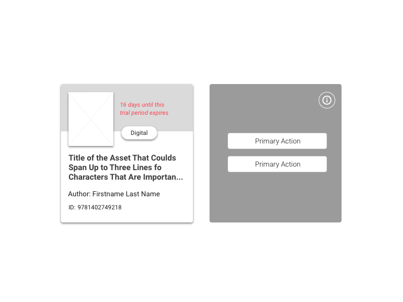 Various Asset Card Layouts by Brenna Mickey on Dribbble