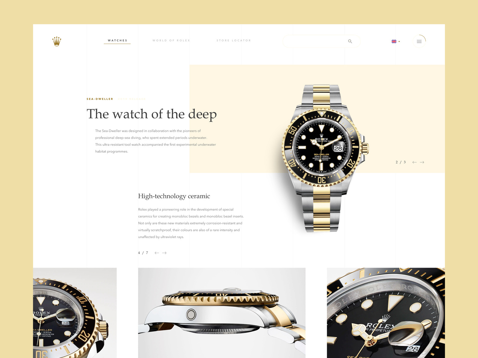 Rolex redesign by Nick van Amersfoort on Dribbble