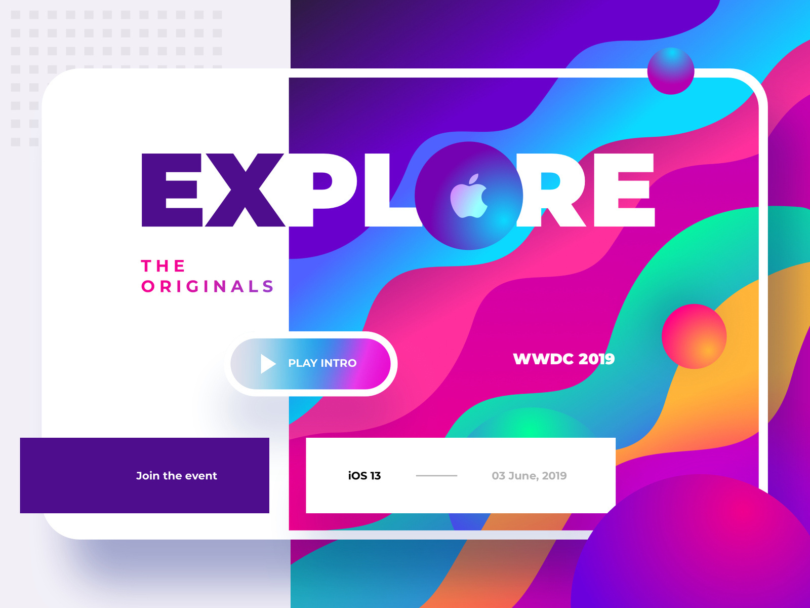 Apple WWDC Intro Design - Web by Ali Sayed for UnoPie Design on Dribbble
