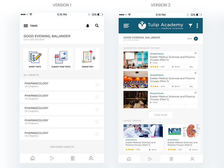 TAMS Application by Creative Room on Dribbble