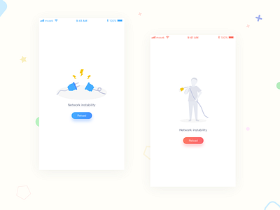 Empty status page by mssek for Dreamotion on Dribbble