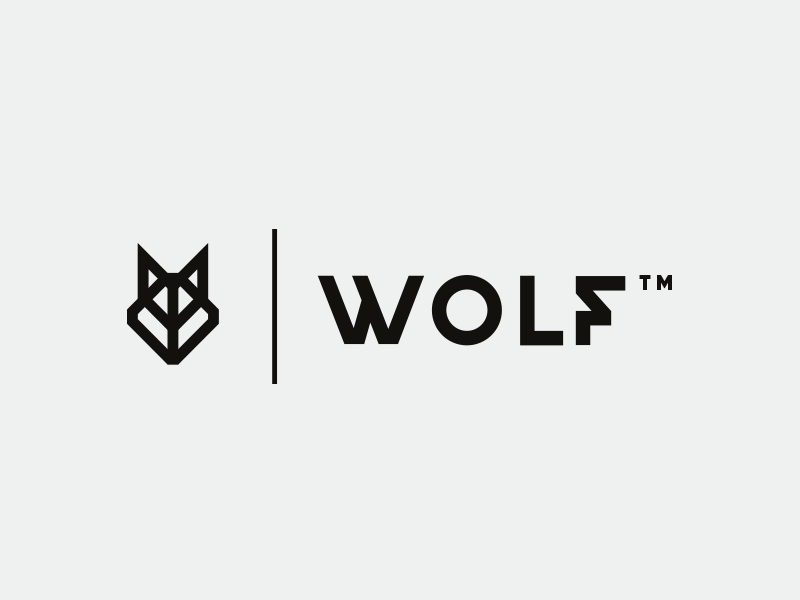 Wolf logo by Mateusz Pałka ⓢ SymbolStudio on Dribbble