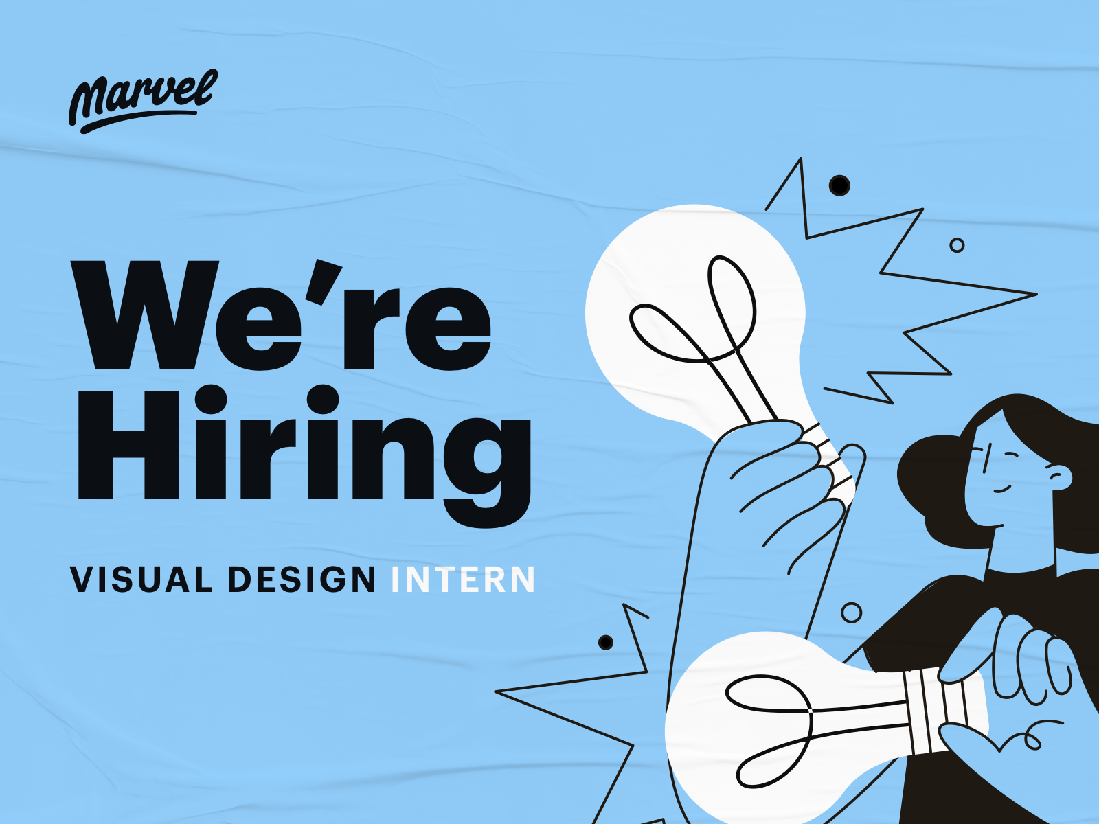 We're hiring a visual design intern by Filippo Chiumiento for Marvel on ...