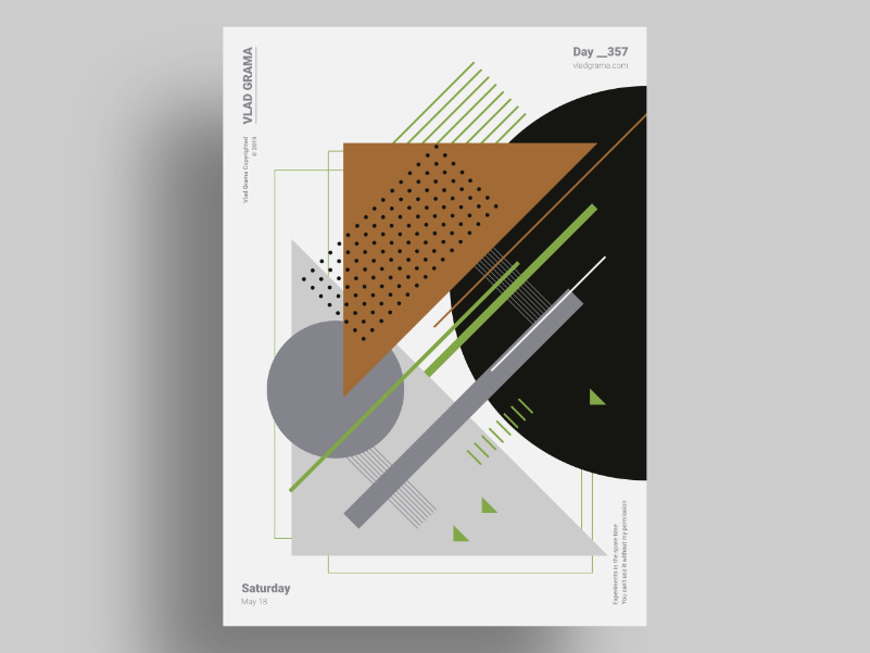 FLN - Minimalist poster design by Vlad Grama on Dribbble
