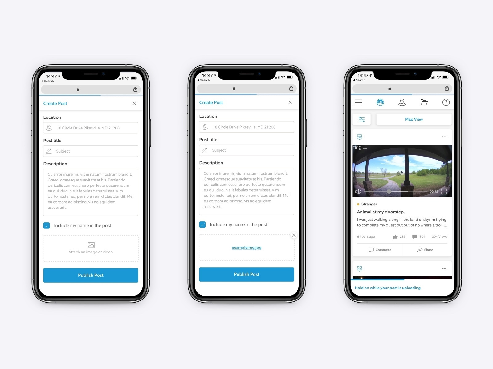 Post Creation UI - Web App by Micah Carroll on Dribbble