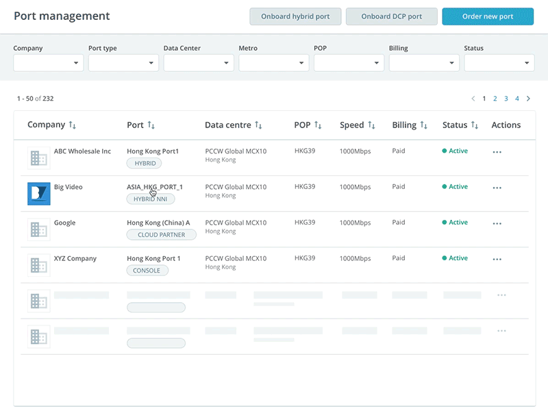 Port details dashboard by Paul Hatch on Dribbble