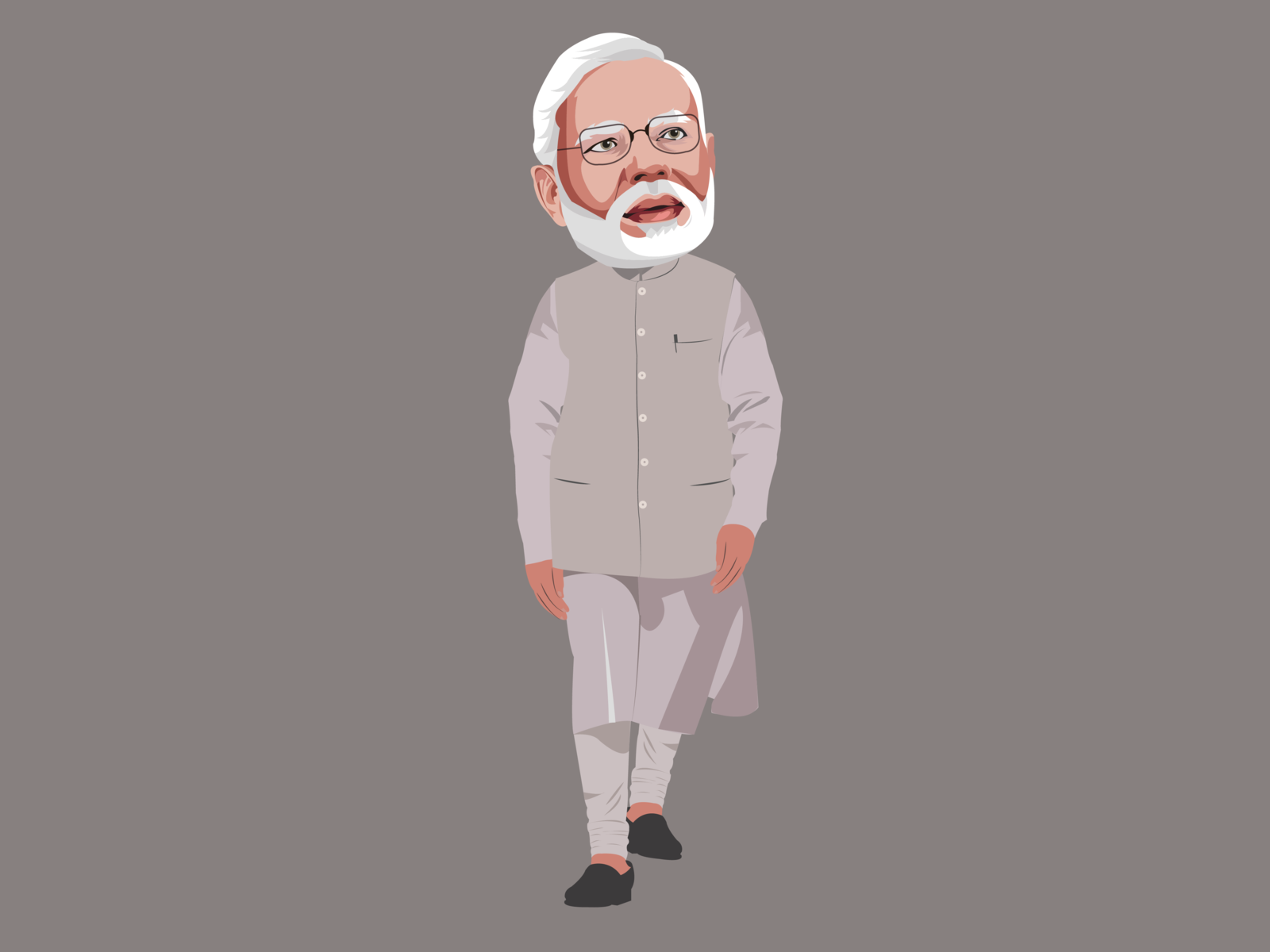 Narendra Modi by Doodle Spirit on Dribbble