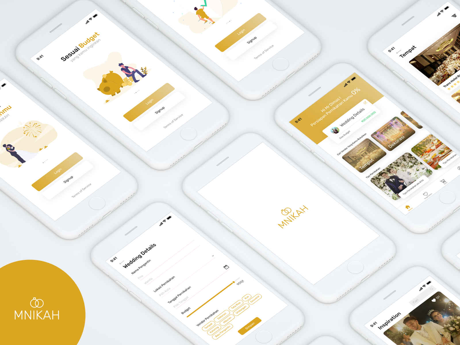 Mnikah UI Design by Dimas Nashiruddin Al Faruq on Dribbble