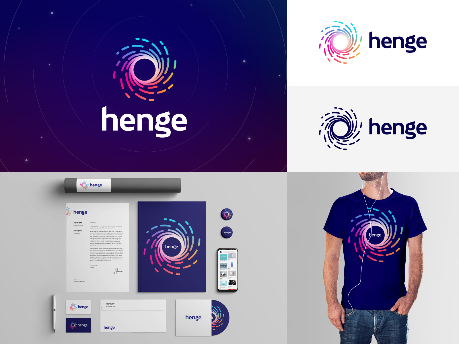 Henge - Branding collection by Gweno on Dribbble