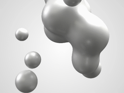 Metaballs fluid by Casandra Cretu on Dribbble