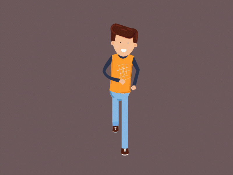 Cartoon Front Run Cycle Animation by SriKaleeswarar on Dribbble