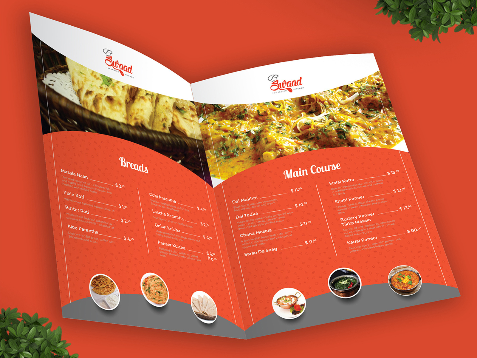 Main Course Menu Card Design by Yummy Menus on Dribbble