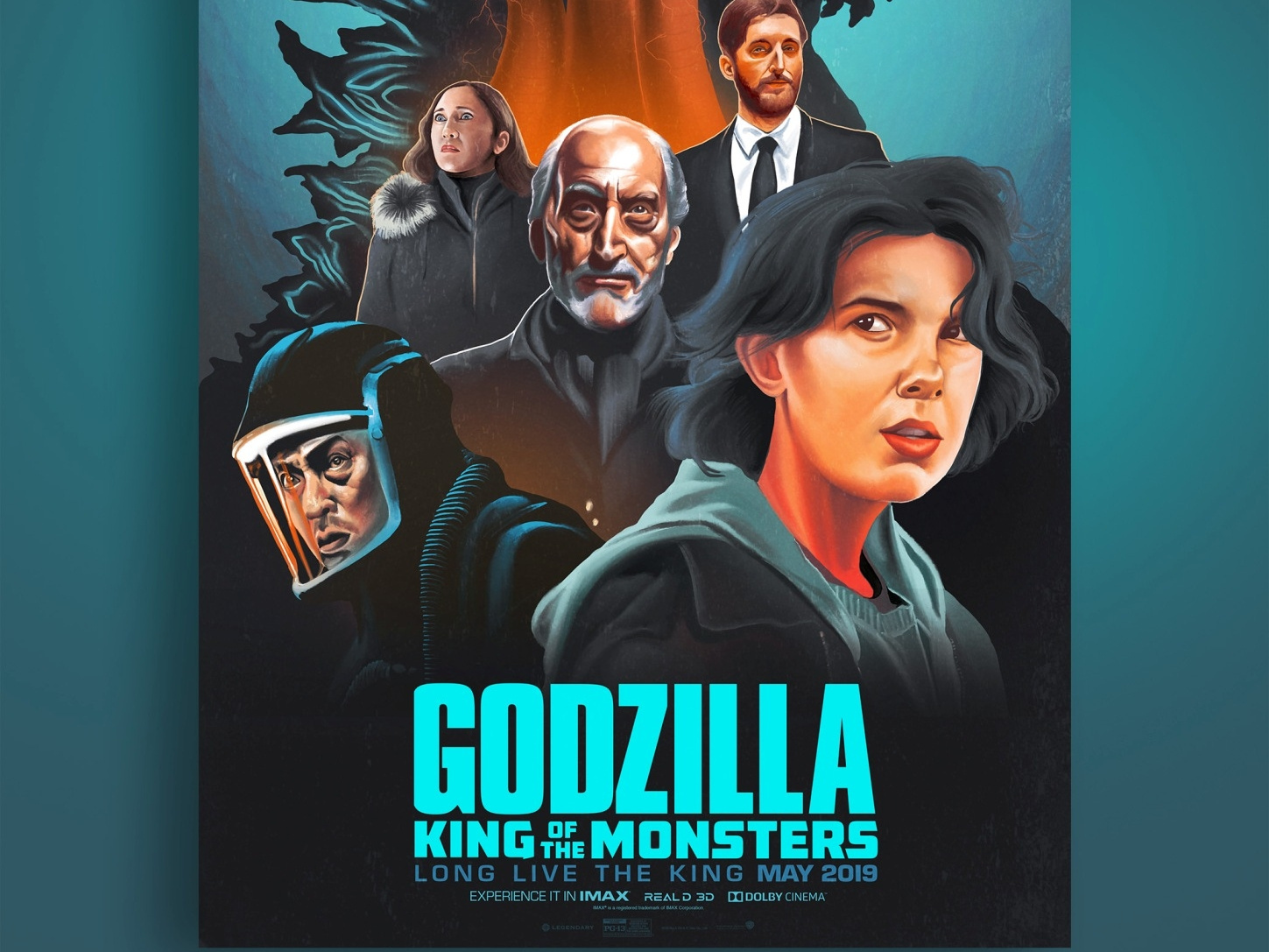 Godzilla-Alternative Movie Poster by The Commas on Dribbble