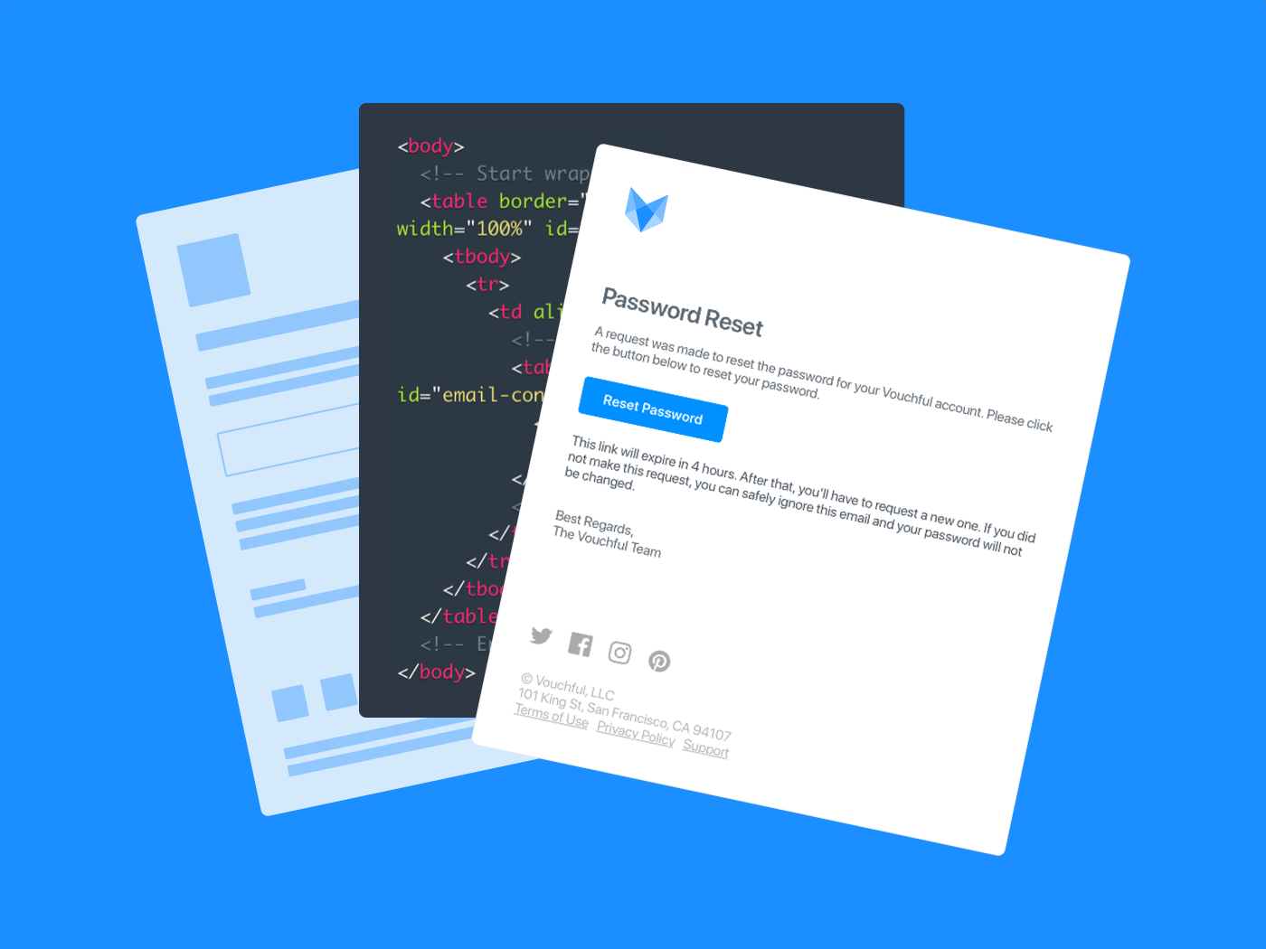 Vouchful Newsletter Cards Element for Email Kit by Paul Sylling on Dribbble