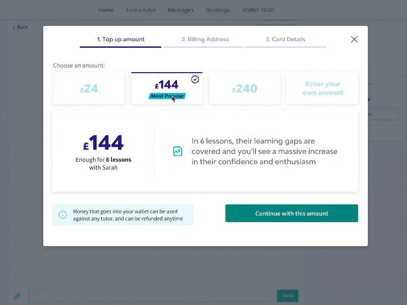 Browse thousands of Topup Wallet images for design inspiration | Dribbble