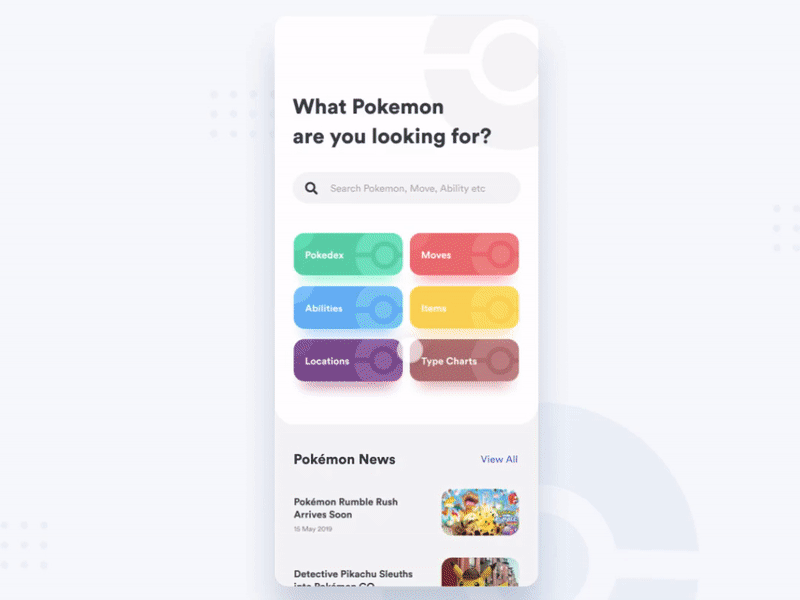 Pokedex App - Animation by Saepul Nahwan on Dribbble