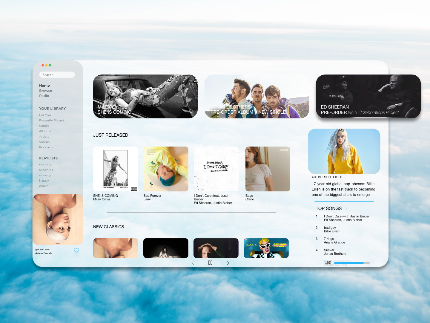 Music Player UI | Daily UI 01 by taylor on Dribbble