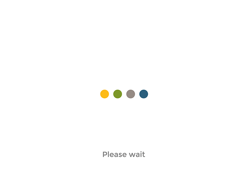 Please wait Animation by Pavan Mahale on Dribbble