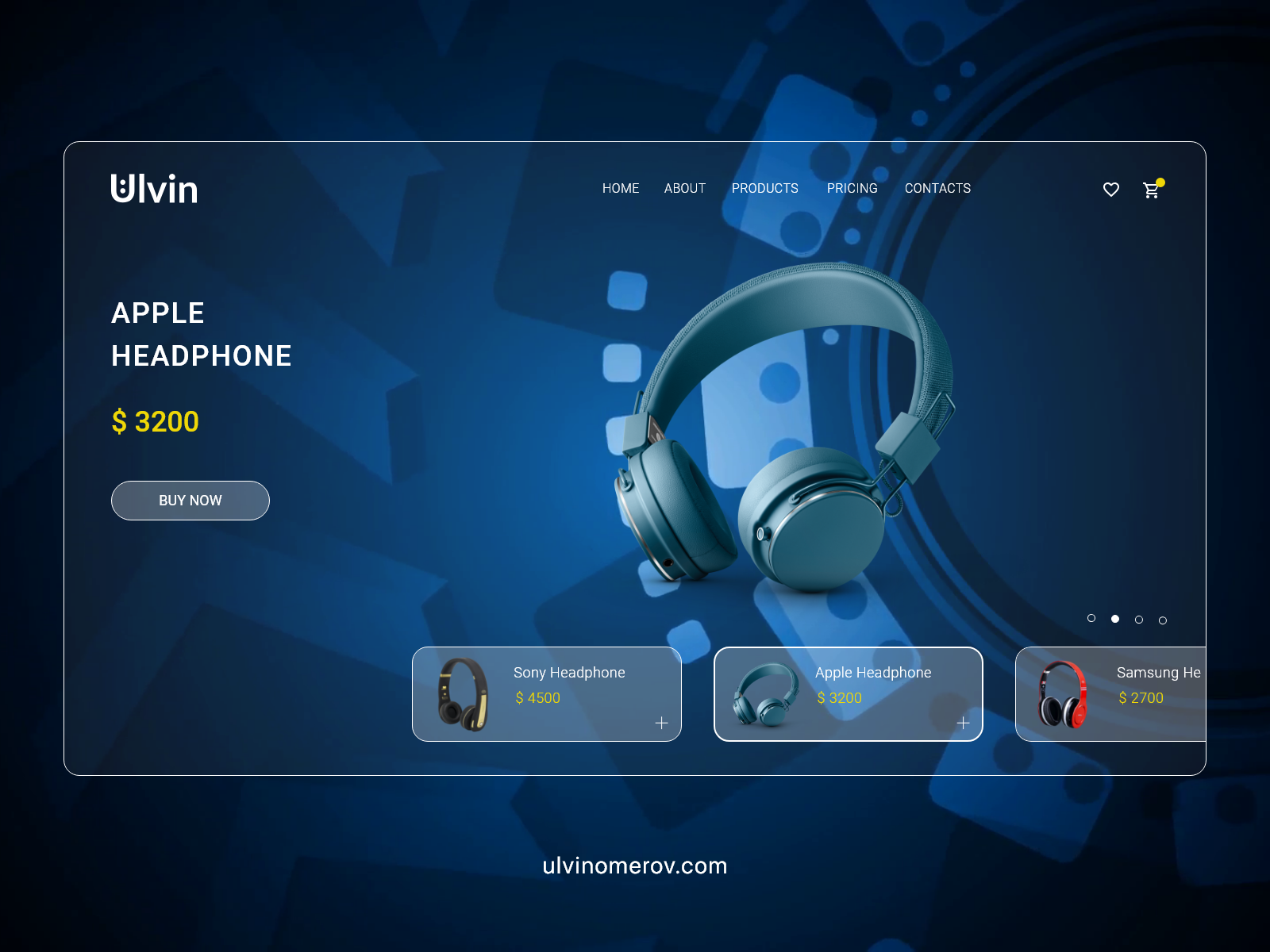 Webdesign on Smart Window Display by Ulvin Omarov on Dribbble