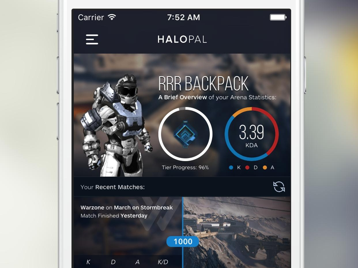 HaloPal - Halo Hackathon Entry by Thomas Bastable on Dribbble
