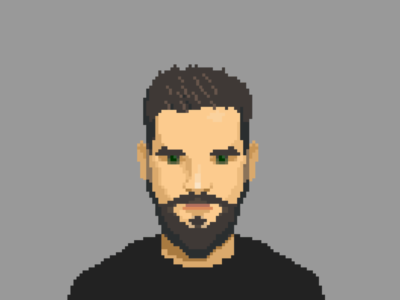 8 Bit Face by gavin bailey on Dribbble