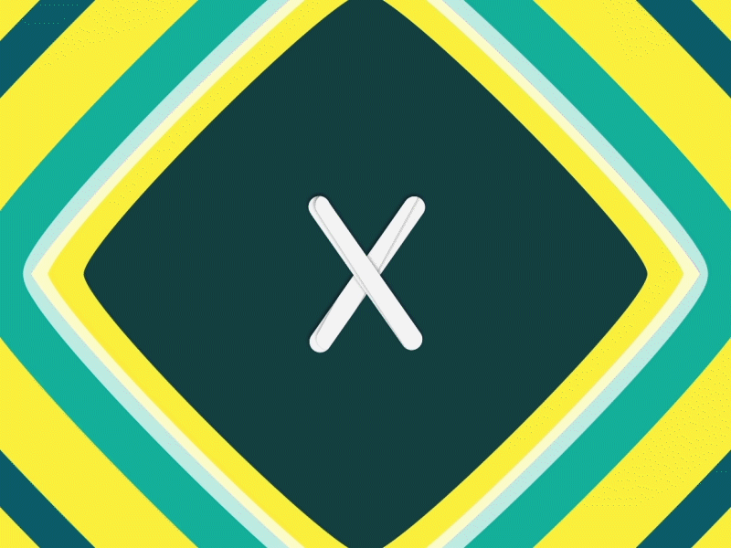 Type "X" animation [X] by Motion Mela on Dribbble